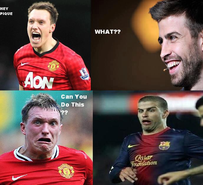 Phil Jones and Pique