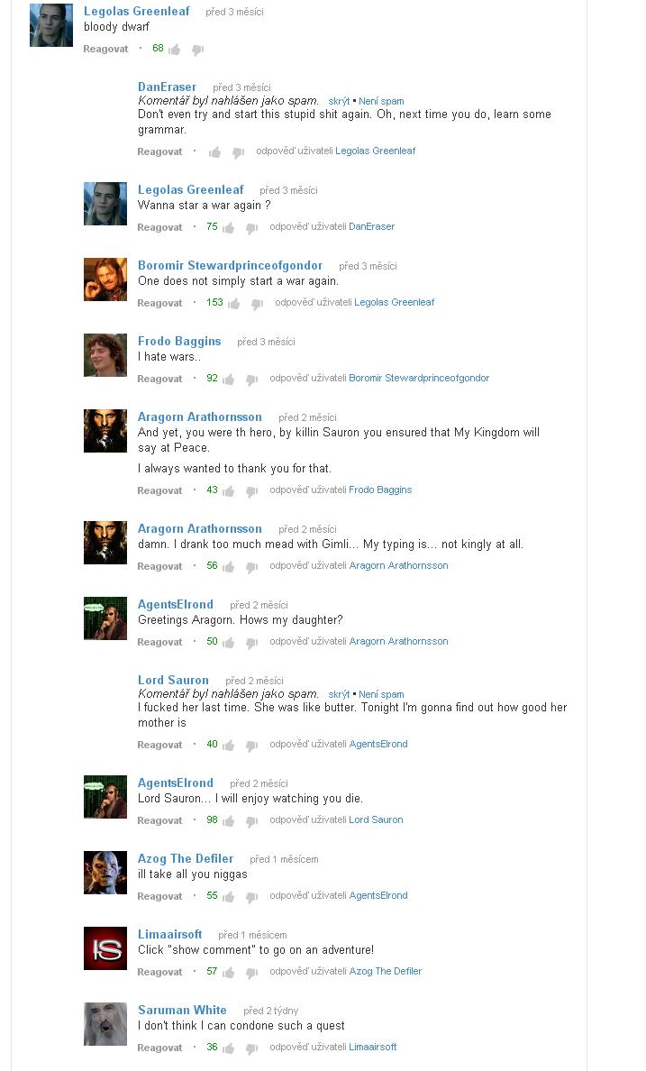 I love comment wars on YouTube :D