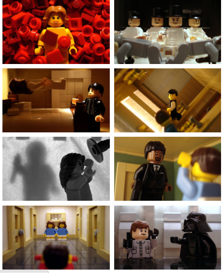 Famous movie scenes recreated with lego