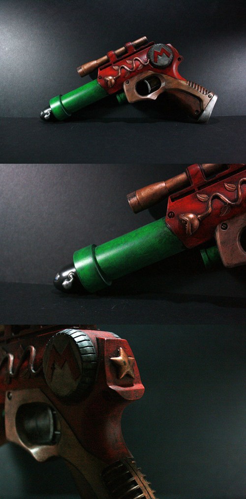 Awesome Mario Steampunk Gun