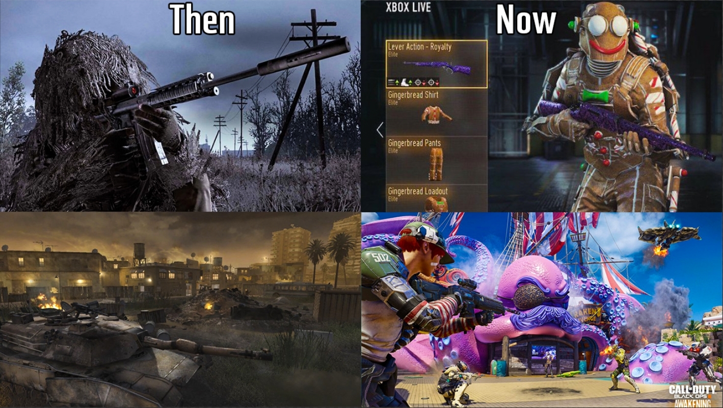 Call of Duty: Then vs Now