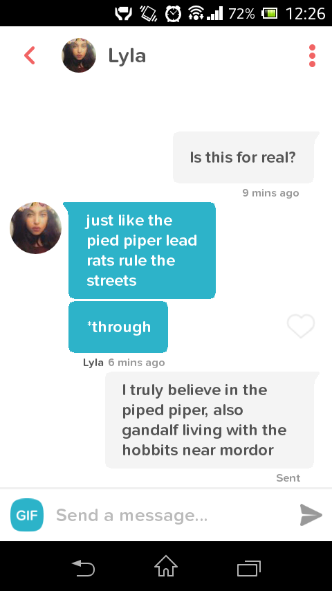 Tinder Bots got no chill