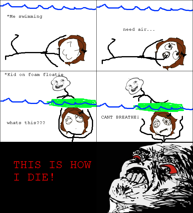 Death by a floatation device