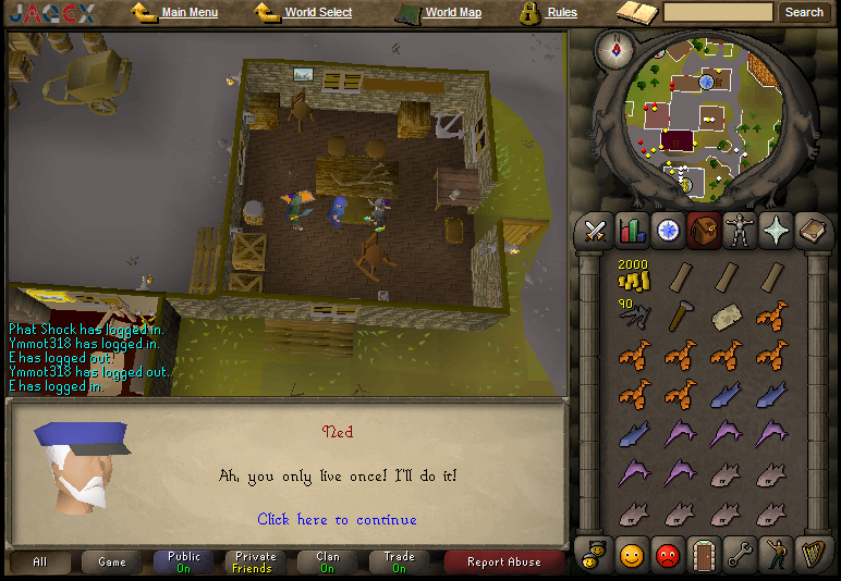 YOLO circa 2007 runescape