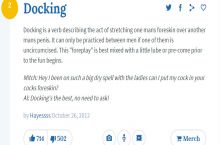 The definition of Docking.