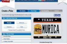 Texas has a cheeseburger license plate. #LETFREEDOMRING