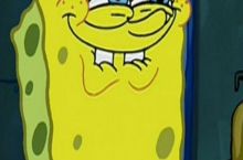 Ten minutes into spongebob and chill and he gives you this look.