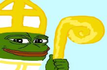 Pope Pepe IV blesses you with the dankest memes