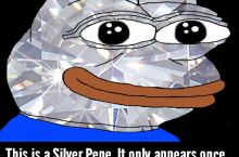 A rare Silver Pepe has appeared!