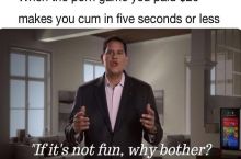 no fun there