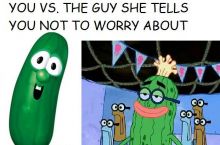 Kevin C. Cucumber, leader of the Jellyspotters.