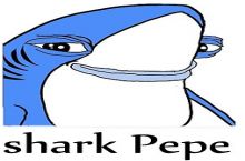 this is shark pepe he appears only once every shark week