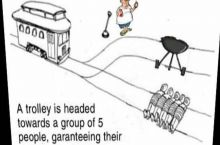 Boomer trolley problem