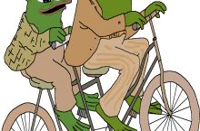 My friend and I on our way to the Early Life section of a Wikipedia page