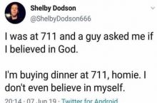 711 is a gas station in America by the way