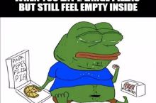 Pepe/apu a day - 232 happy pizza pepe