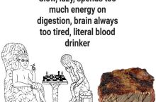 Disgusting blood drinkers