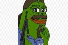 Pepe/apu a day - 691 gun jesus pepe